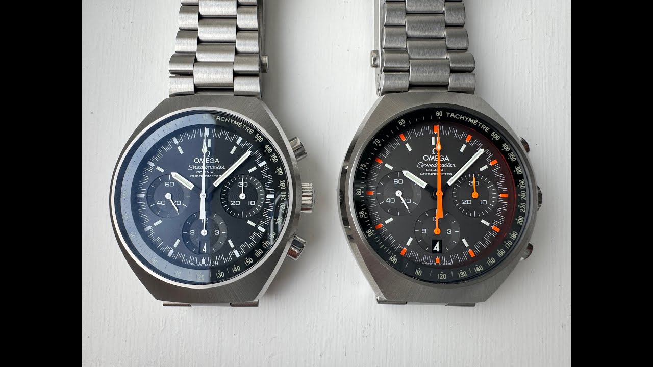 #177 Omega Speedmaster Mark 2 Black and Racing Grey Orange Dial 327.10 ...