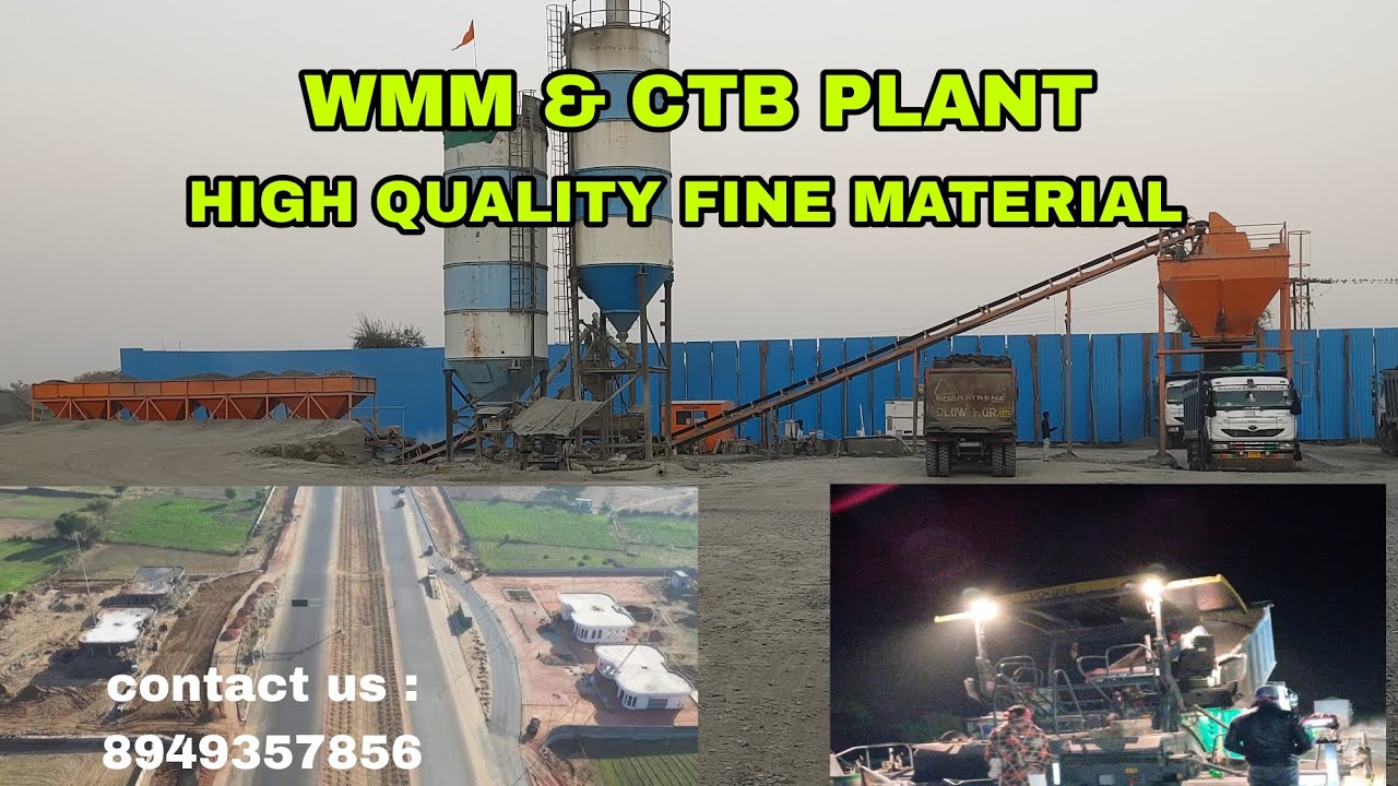 wmm & ctb कैसे काम करता है l wet mix macadam how to work and mix the ...