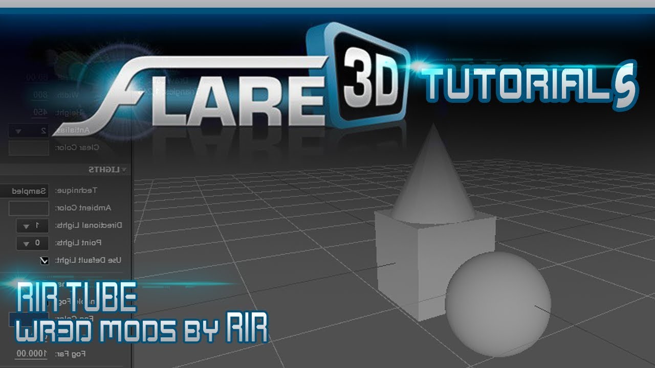 Flare3d basics 01 || RIR TUBE - YouTube