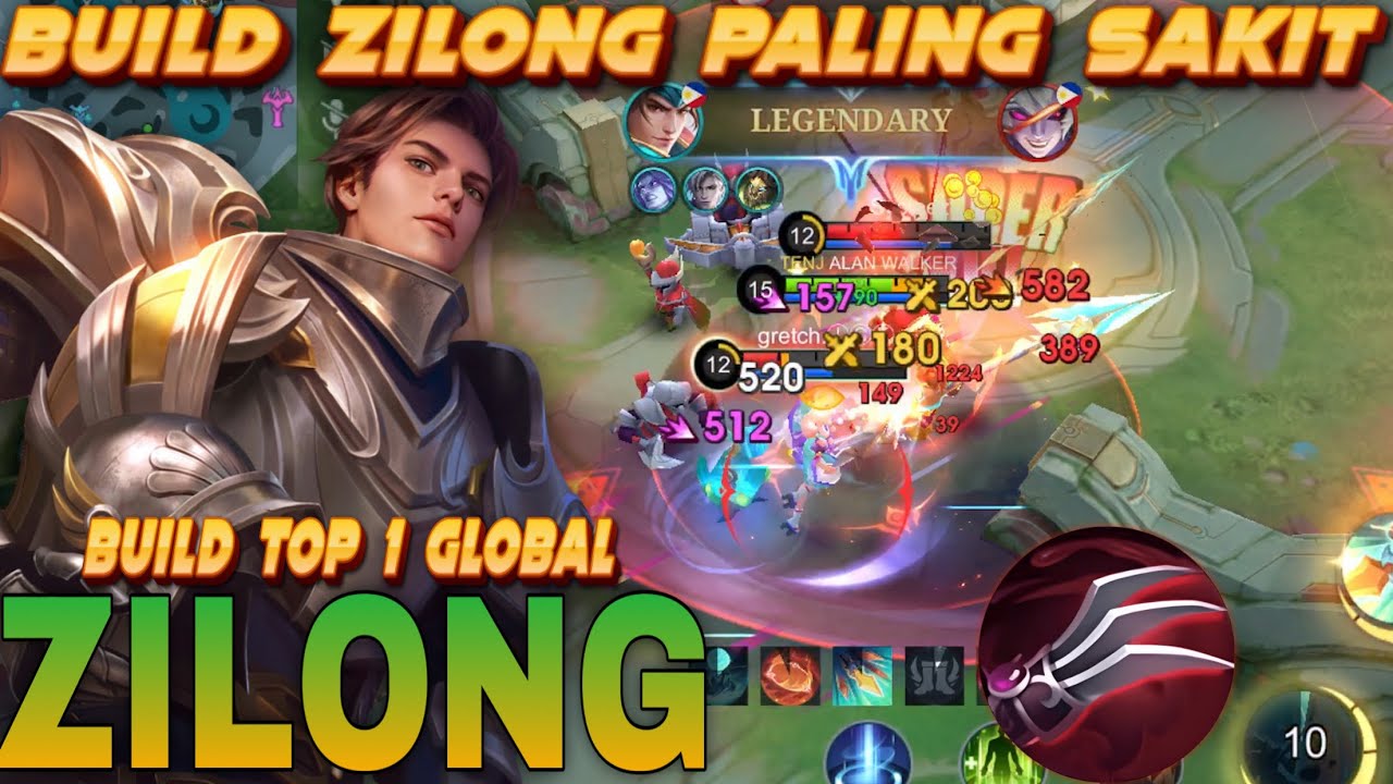 ZILONG 101% CRITICAL BUILD IS SO BROKEN!!💀 (Must try) BUILD ZILONG PALING SAKIT - MLBB - YouTube