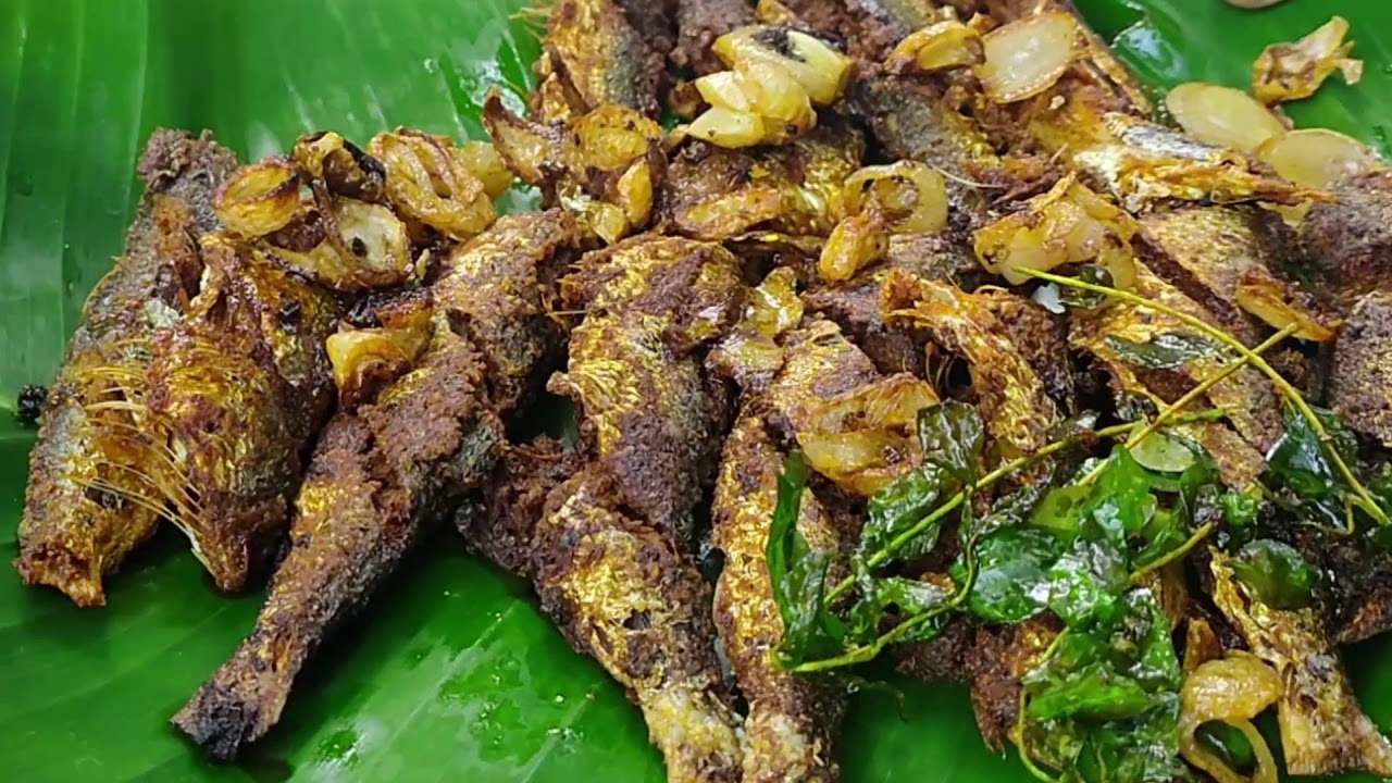 Kappa with Fish Fry|Prawn Roast|Kerala Style|Tasty Spices|കപ്പയും മത്തി ...