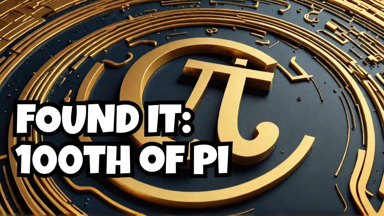 I Found the 100th Digit of Pi - YouTube
