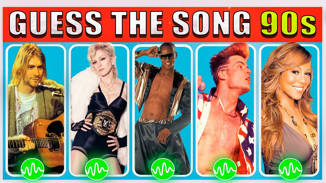 🎤 Guess the Song | Most Popular Songs 1990s | 🎶 Music Quiz - YouTube