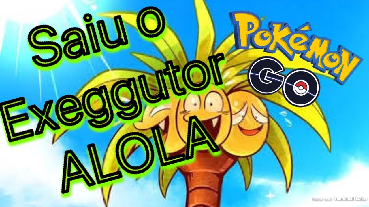 SAIU EXEGGUTOR ALOLA (shiny) - Pokémon GO! - YouTube
