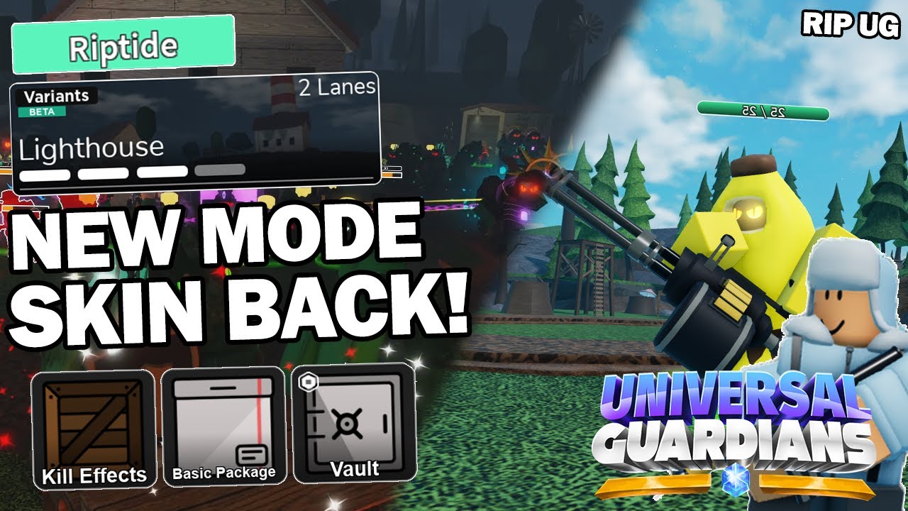 NEW UPDATE & MODE! - Universal Guardians Tower Defense - Roblox - YouTube