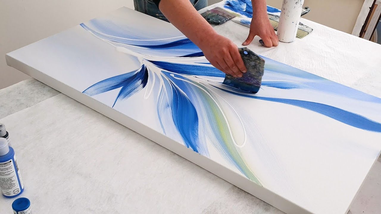 NEW💫 Pastel Colors + Finishing Sides with Gradient / Botanical Painting ...