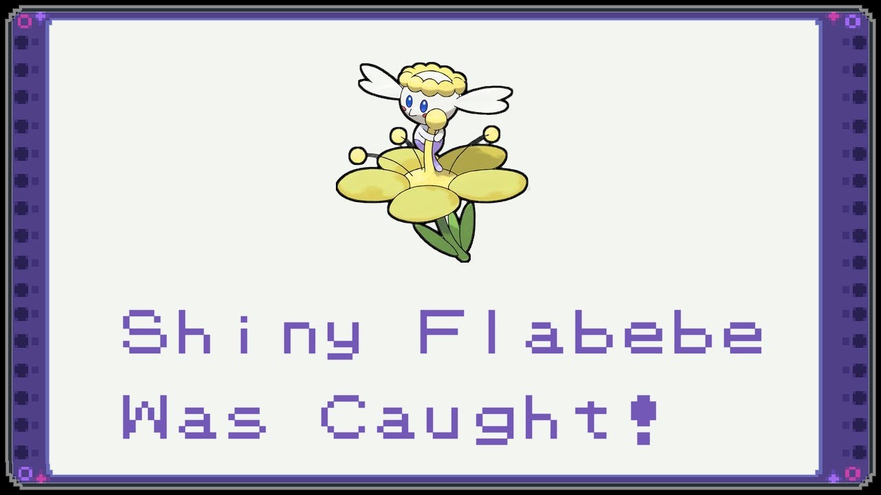 Shiny Yellow Flabebe Catch - YouTube