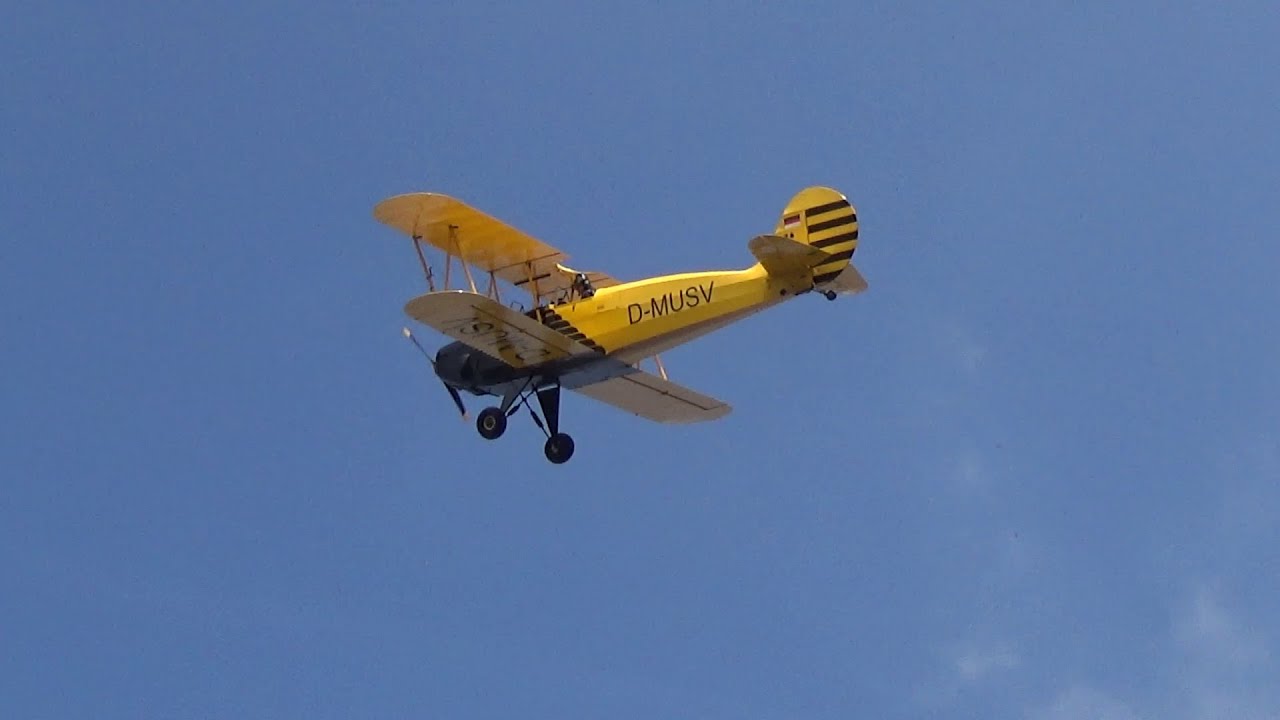 BIPLANE VAGABUND -UL KIEBITZ- (Doppeldecker Fly Out 2021 in Trebur ...