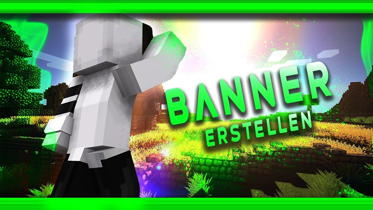 Minecraft Banner erstellen-Tutorial/Photoshop+Gimp - YouTube