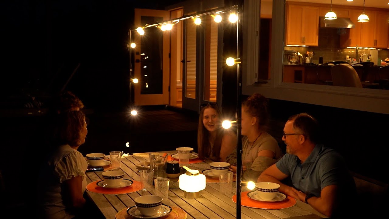 IYN Stands Table Frame - Easily hang string lights or decor over your ...