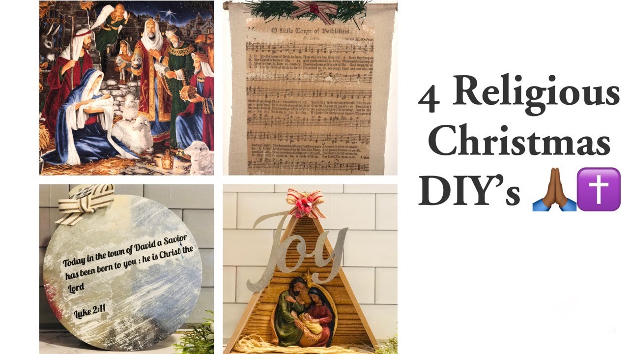 4 Religious Christmas DIY's Reason For The Season l Christian l ...