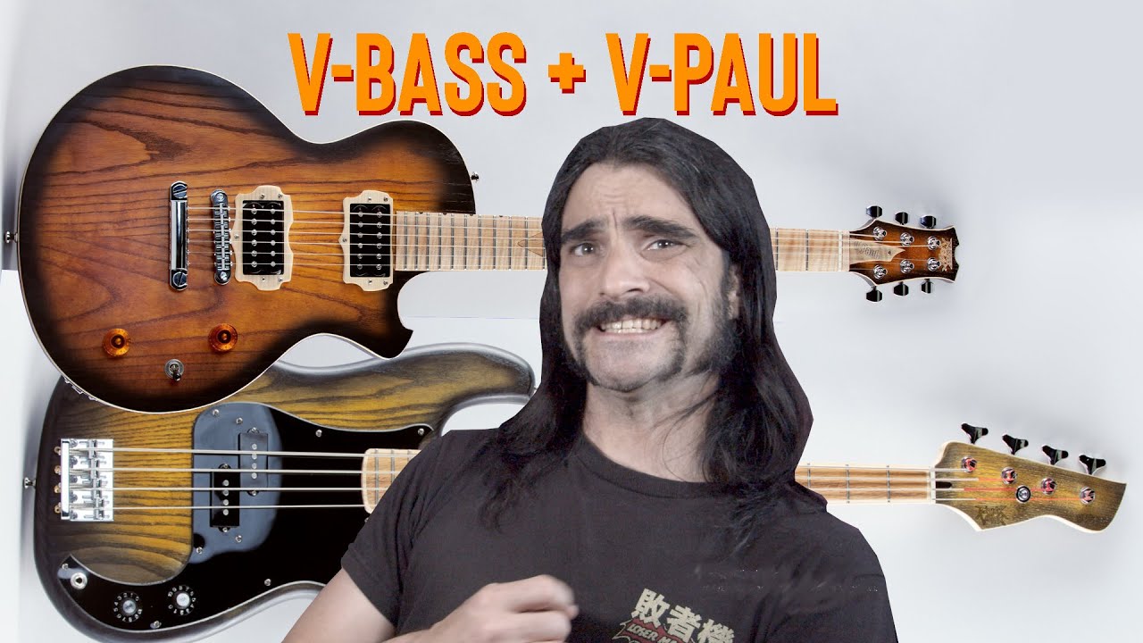 V-Paul la lespaul , V-bass la Precision Bass made in France ...