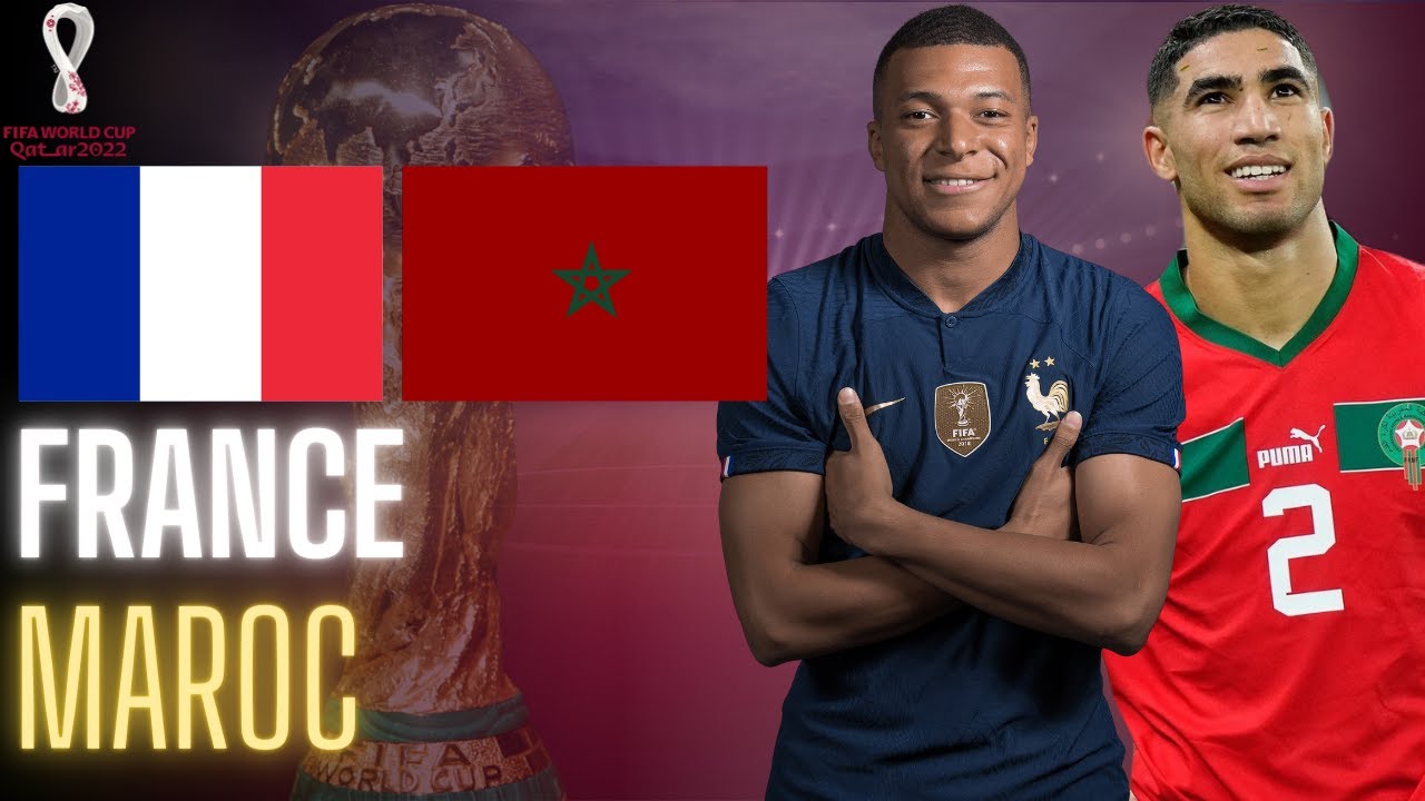 🔴🇫🇷🇲🇦 FRANCE - MAROC LIVE / 🇲🇦HAKIMI VS 🇫🇷MBAPPE 😍 / DEMI FINALE / COUPE DU MONDE 2022 / WORLD ...