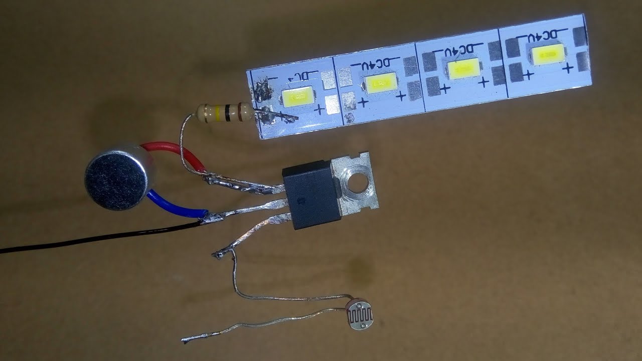 TOP 4 ELECTRONIC PROJECTS WITH TRANSISTOR BC547,BC557, TRI AC, MOSFET ...