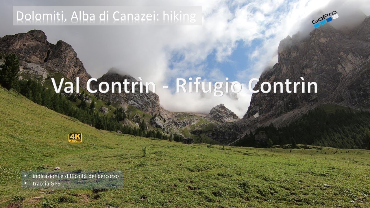 Val Contrìn - Rifugio Contrìn. Dolomiti, Alba di Canazei: hiking - YouTube