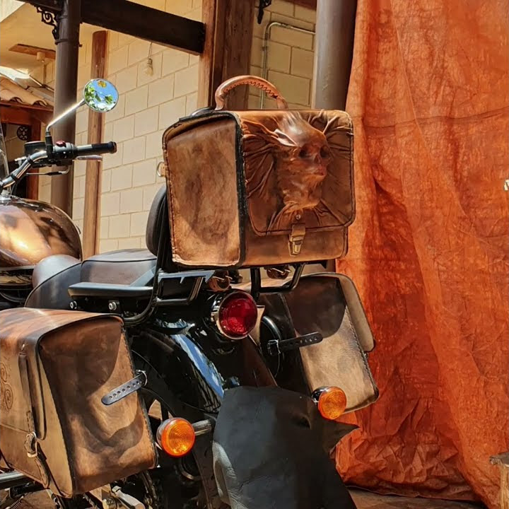 Alforge Couro Royal Enfield Meteor 350 Apresentação Youtube