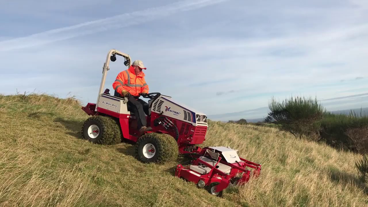 Ventrac 4500Y with contour deck demonstration - YouTube