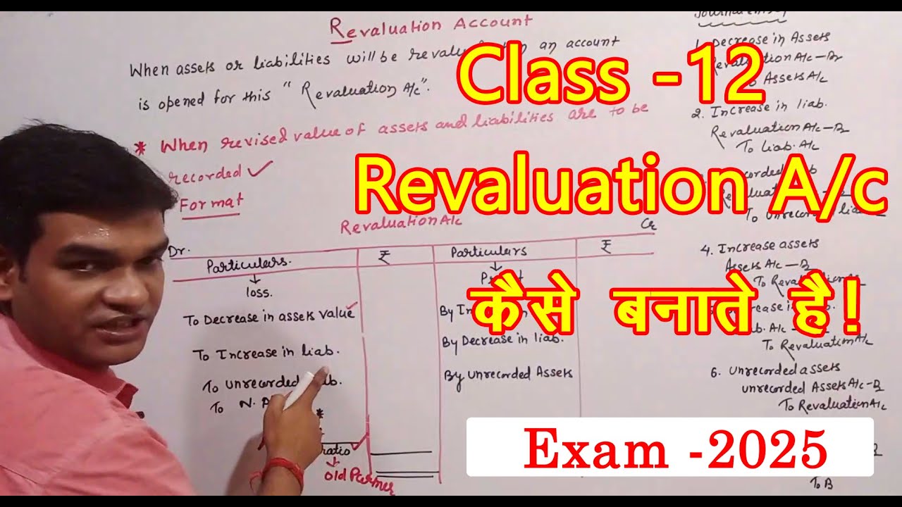 Revaluation Account kaise banate hai| How to prepare Revaluation ...