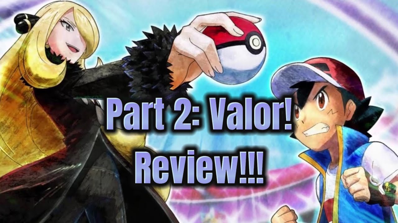 ASH vs. CYNTHIA PART 2 REVIEW! Pokémon Journeys Episode 124: Valor ...