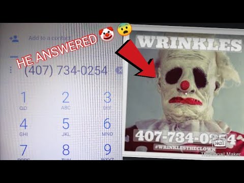 Do not call wrinkles the clown (He answered) - YouTube