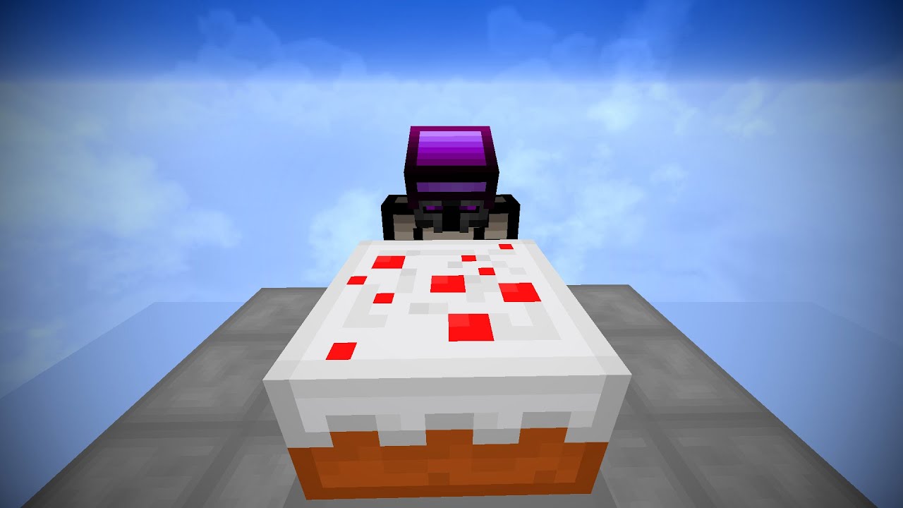 Baking a cake in Skywars - YouTube