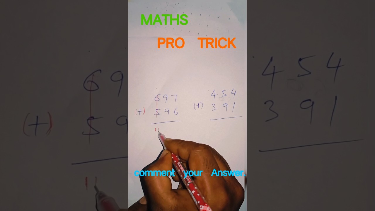 MATHS PRO TRICK|| #shots - YouTube