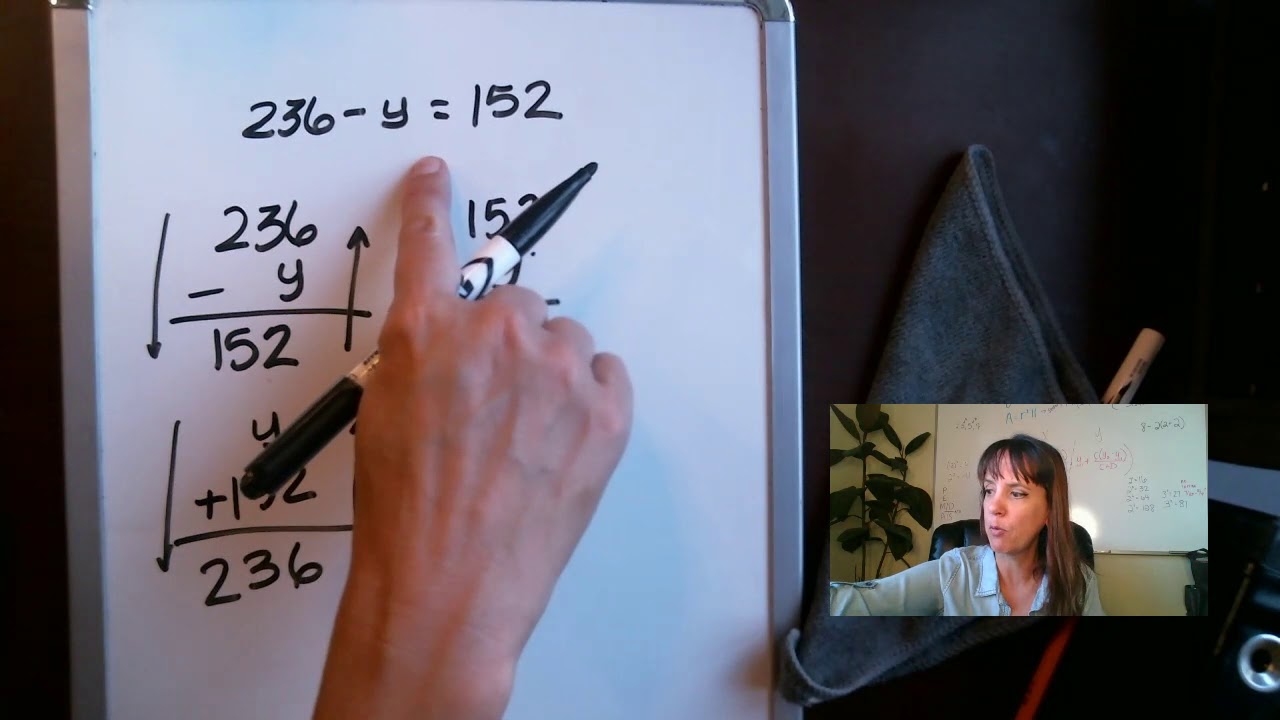 Saxon 76, lesson 003, Missing Numbers in Addition and Subtraction - YouTube