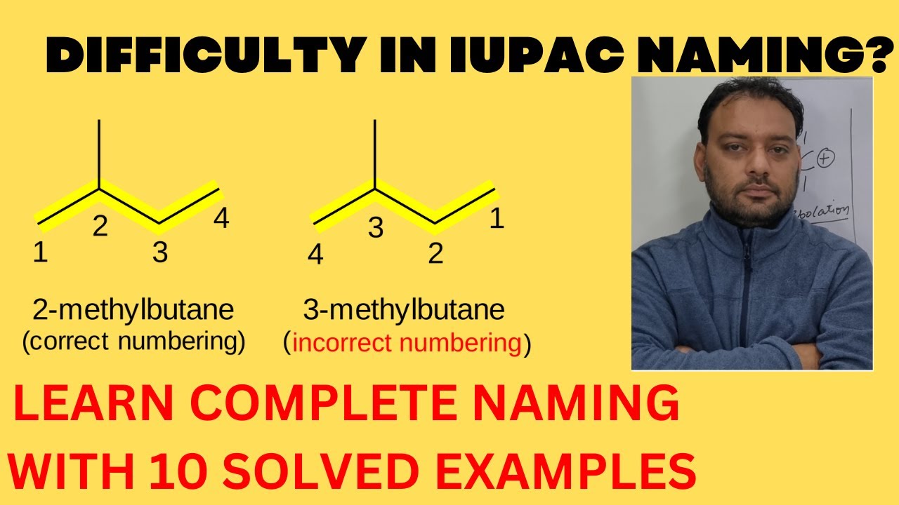Learn complete IUPAC naming of organic chemistry with 10 solved ...