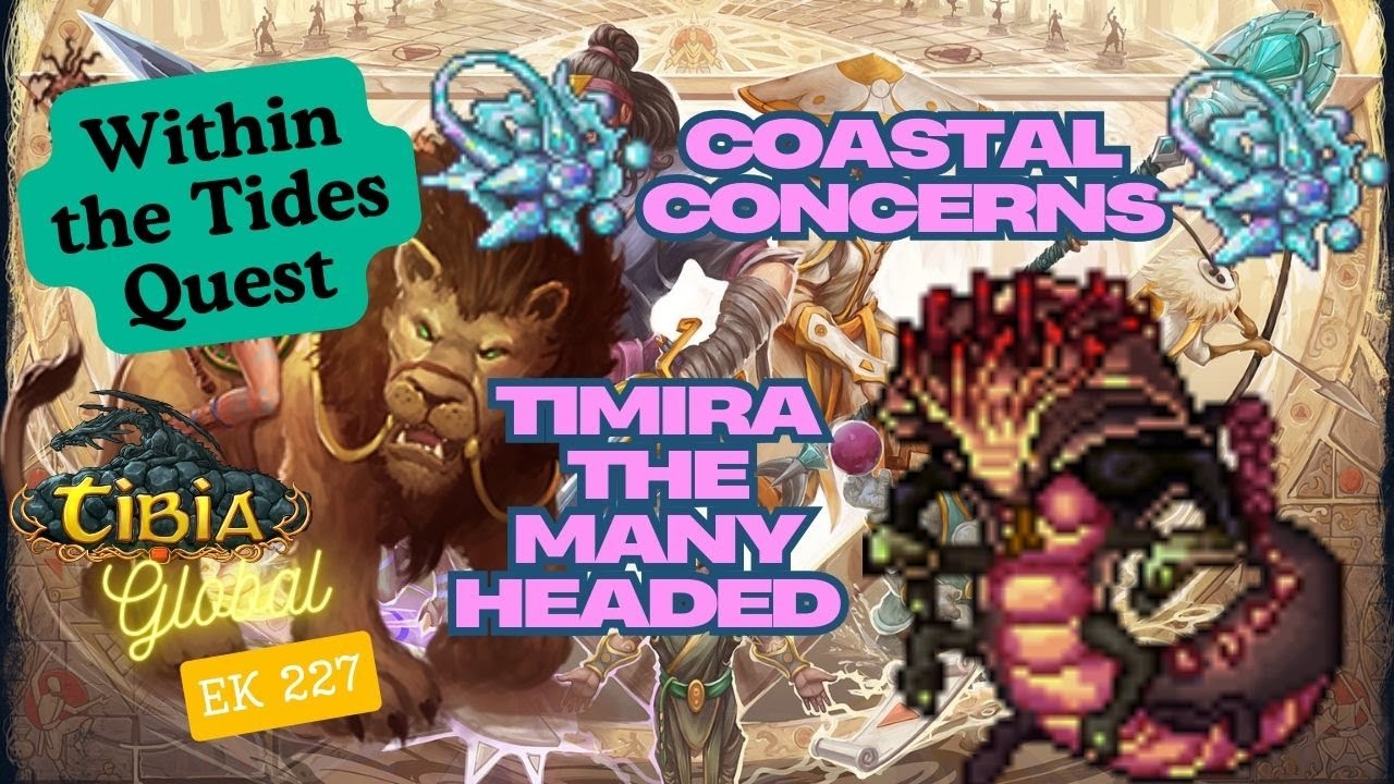 ACESSO TIMIRA Within the Tides Quest🔴TIBIA LIVE EK 227 COLLABRA GLOBAL ...