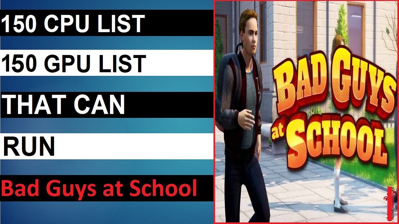 Bad Guys at School PC Game - Minimum & Recommended System Requirements ...