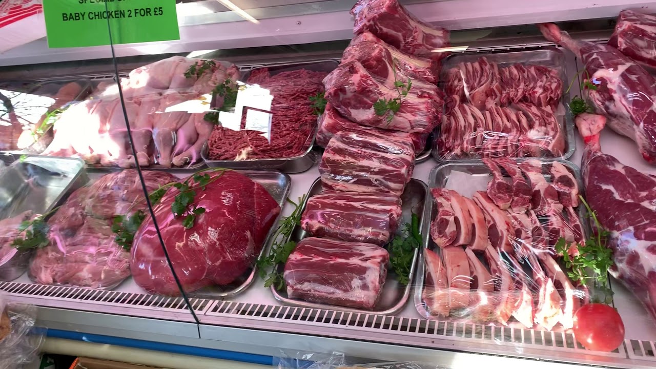 BUTCHERS MEAT DISPLAY - YouTube