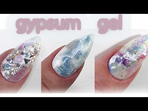 Gypsum gel. IDEAS Nail design 2022 - YouTube