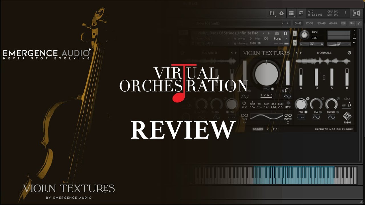 Review Violin Textures by Emergence Audio - YouTube