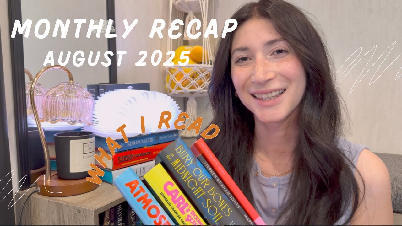Monthly Reading Recap | What I read in August - YouTube