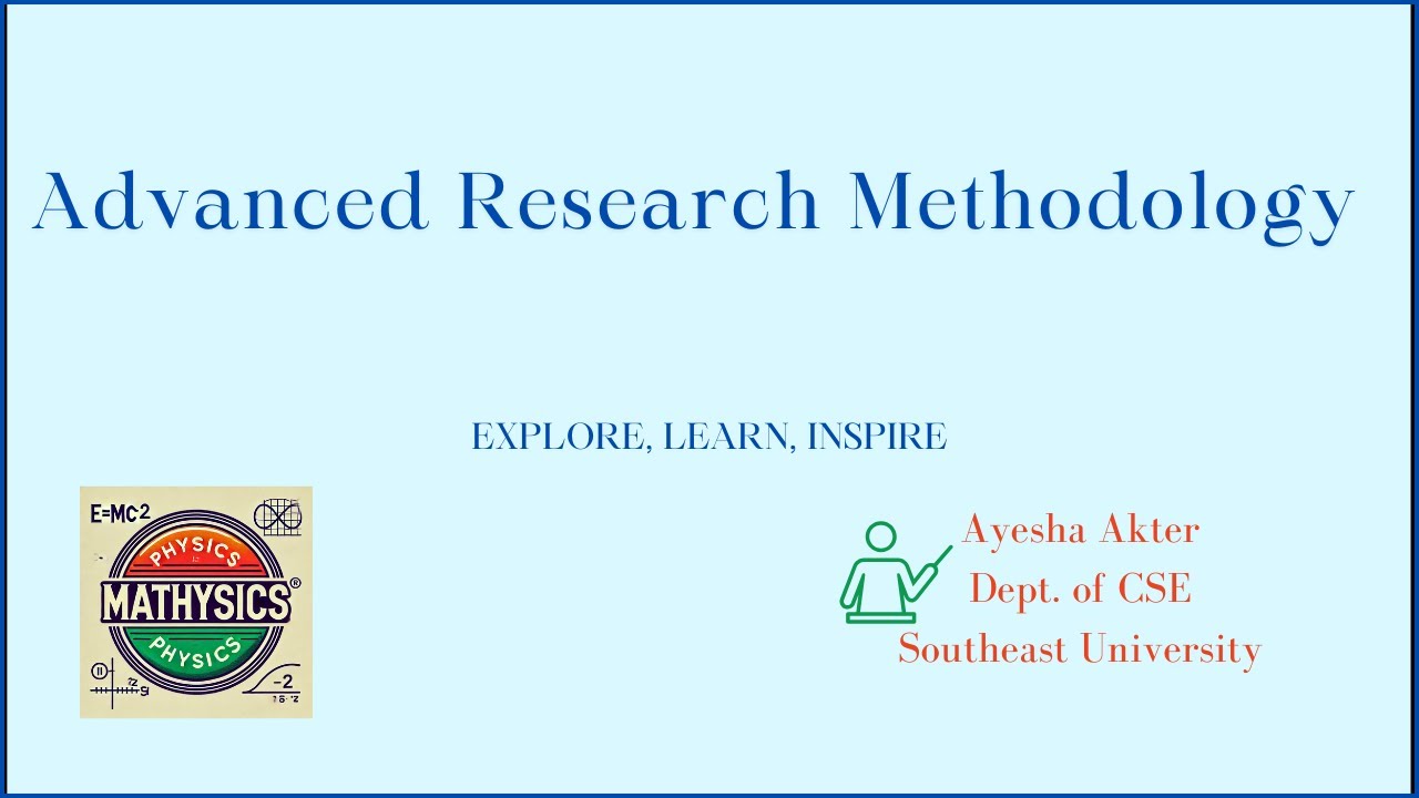Abstract || Advanced Research Methodology || Mathysics Lab - Advanced ...