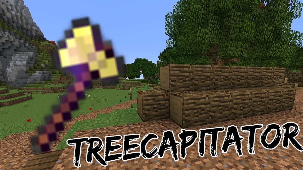 Crafting The Treecapitator Hypixel Skyblock YouTube Crafting The Treecapitator Hypixel Skyblock YouTube