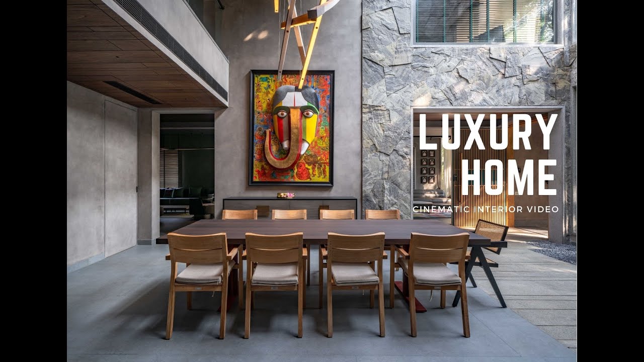 LUXURY HOMES | CINEMATIC INTERIOR VIDEO | MALHOTRA RESIDENCE DESIGNED ...