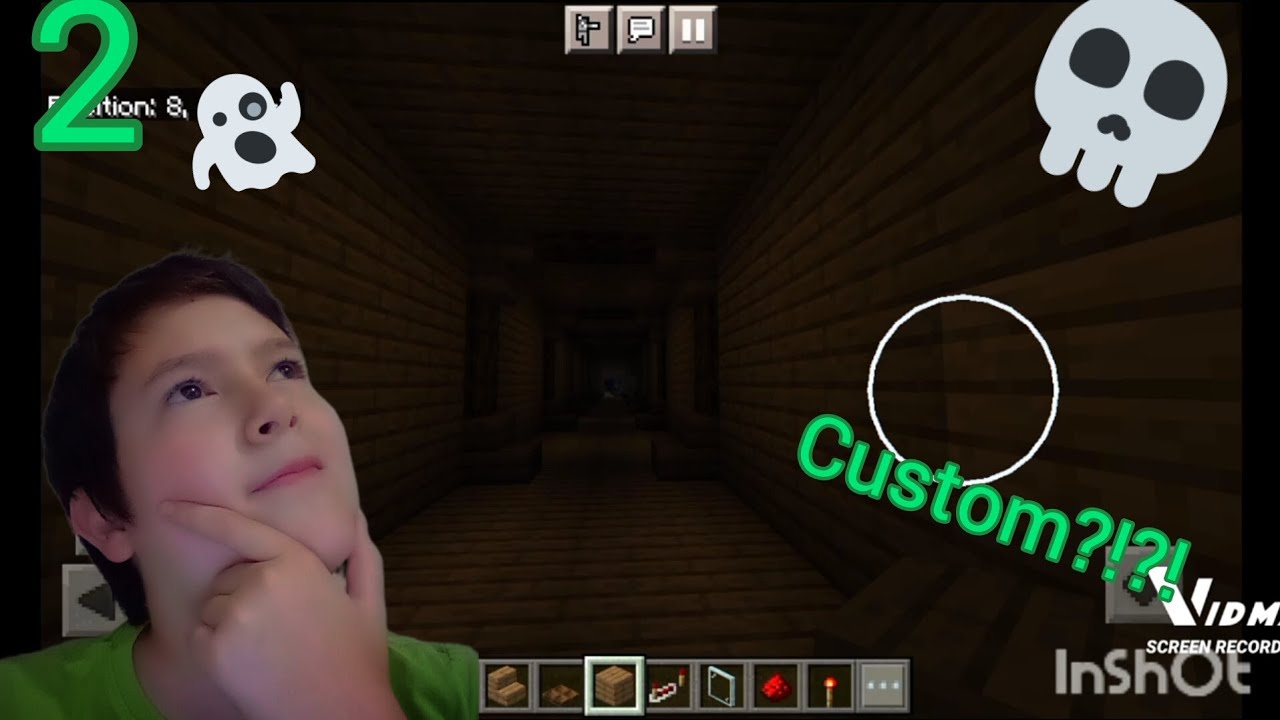 I made a custom horror map in minecraft pt 2 - YouTube