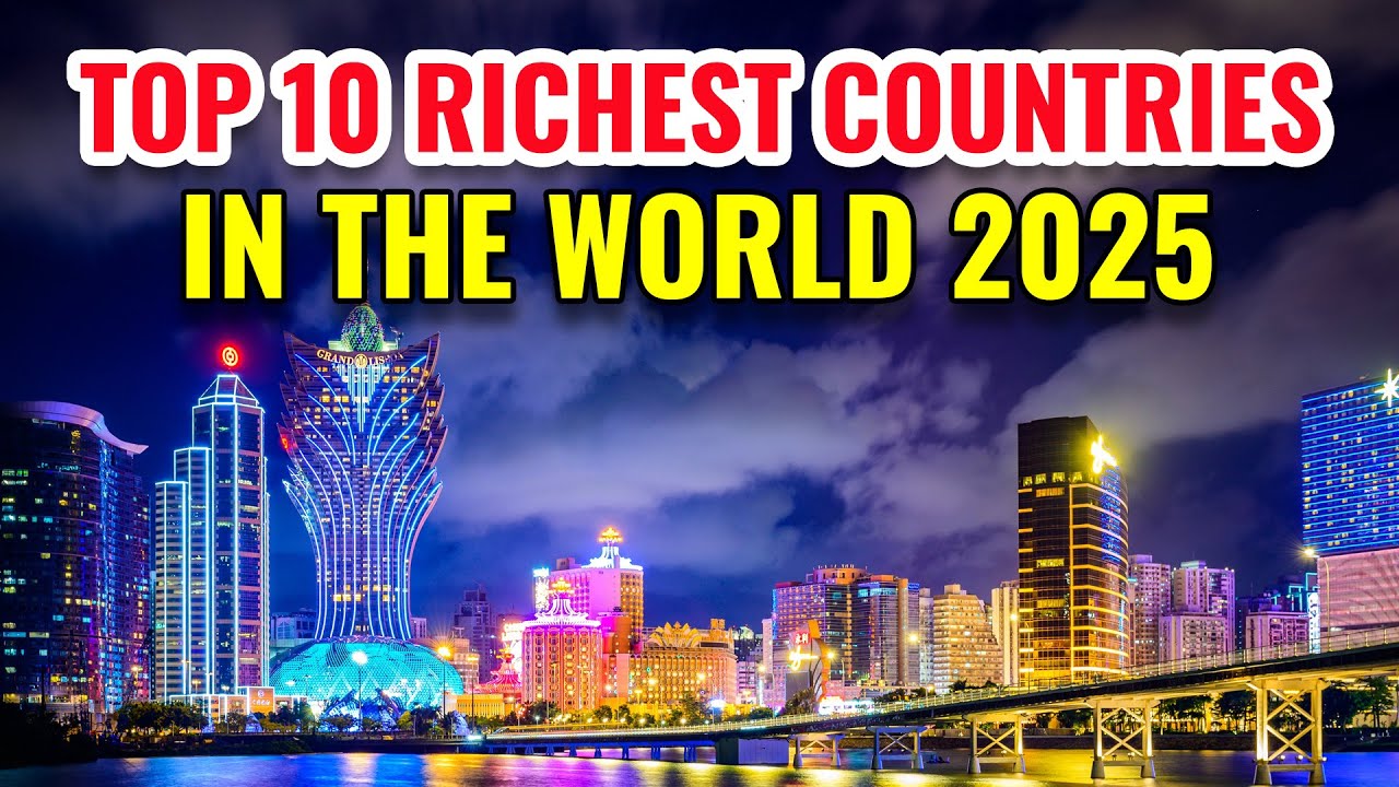 10 Richest Countries in the World by GDP Per Capita 2025 - YouTube