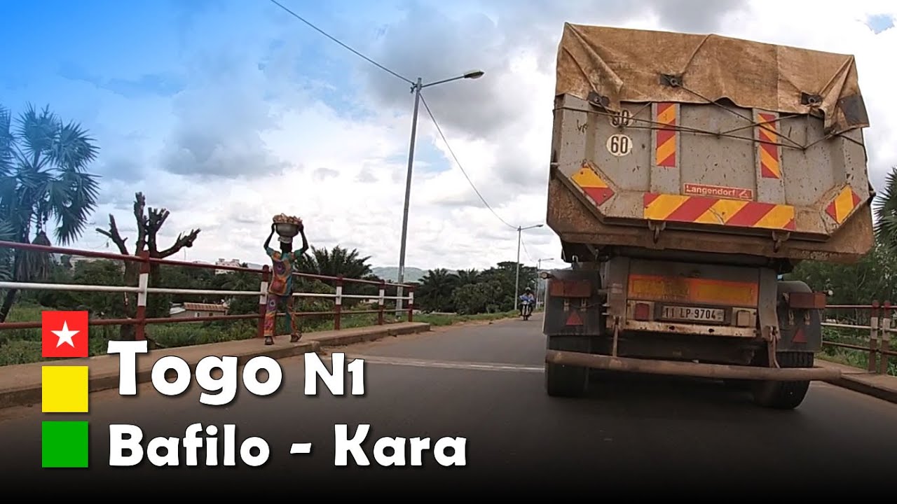 Togo - from Bafilo to Kara - N1 (2019) - YouTube