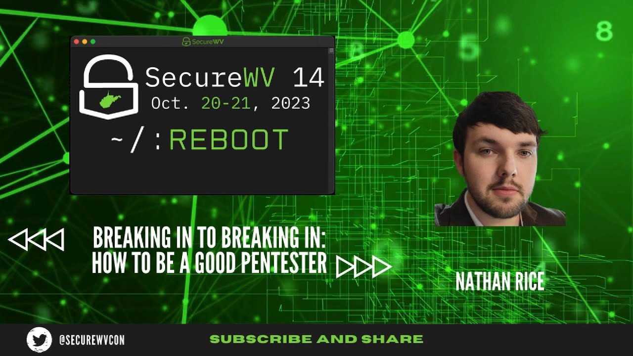 Nathan Rice Breaking In to Breaking in: How to be a pentester ...