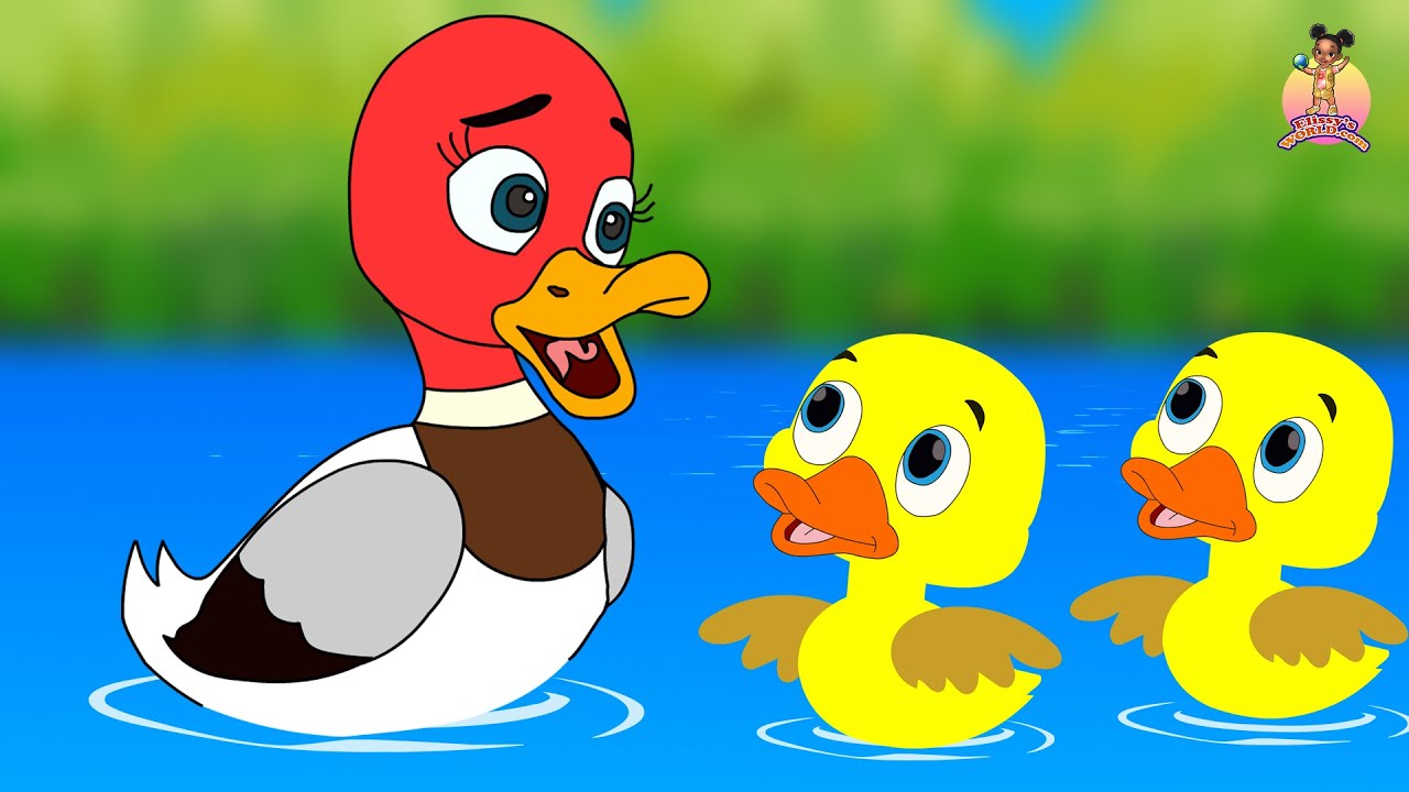 Ducks Songs and more | Kids Song | Nursery Rhymes | Five Coloured Ducks ...
