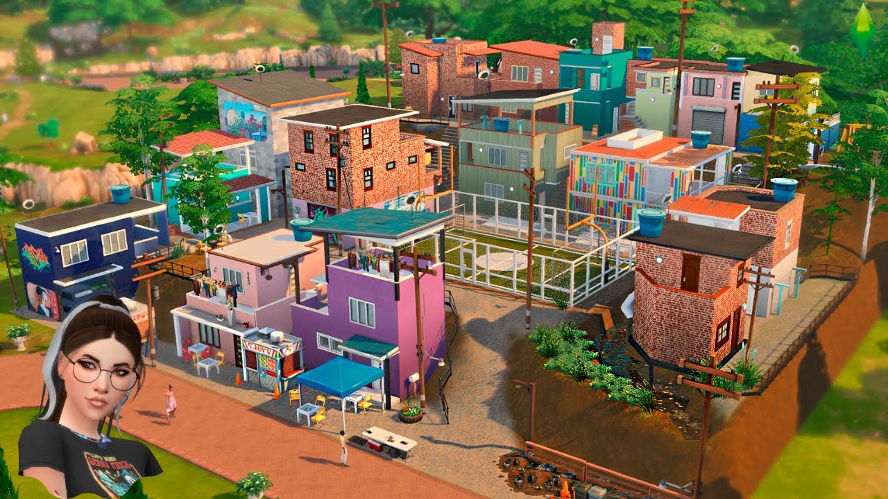🌼FAVELA BRASILEIRA | NO CC | THE SIMS 4: Speed Build - YouTube