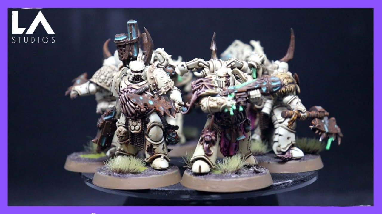 Paint with me - Nurgle Pallid Hand Death Guard Rusty Paint Scheme Part ...