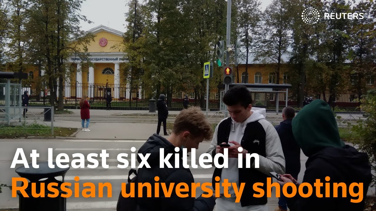 At least six killed in Russian university shooting - YouTube