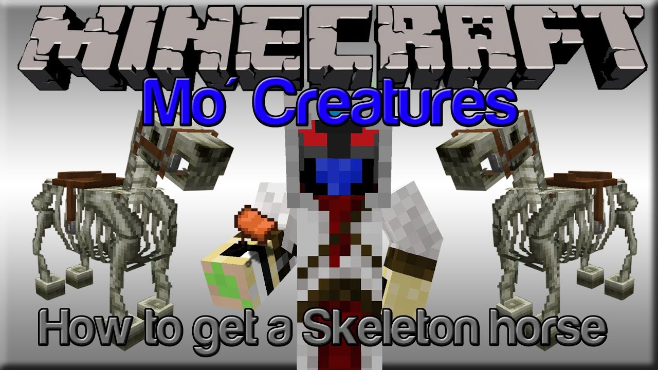 Mo Creatures Tutorial - how to get a Skeleton Horse - YouTube