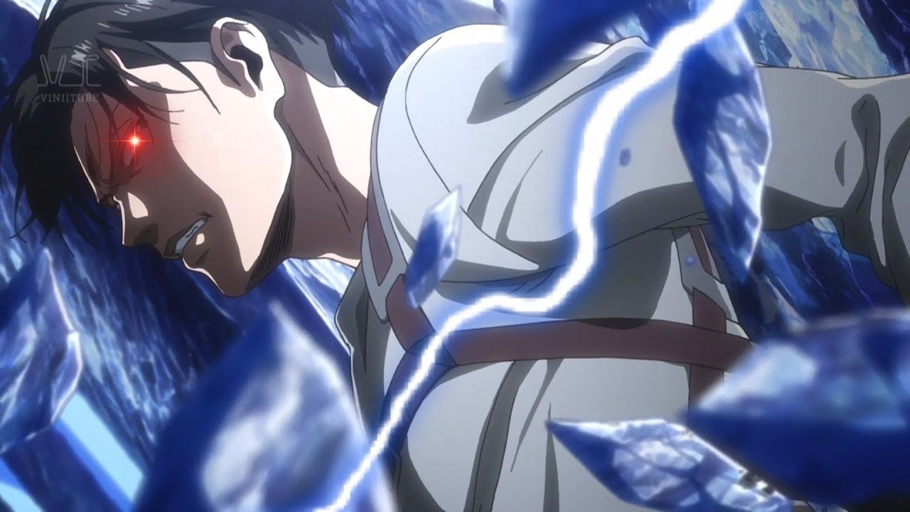 ATTACK ON TITAN: Levi vs. All 9 Titans - YouTube