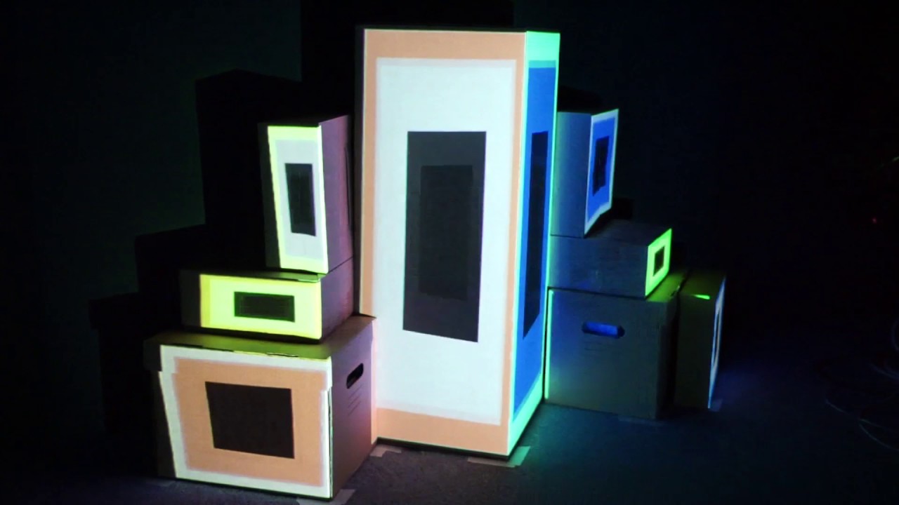 box projection mapping - movie 2 - YouTube