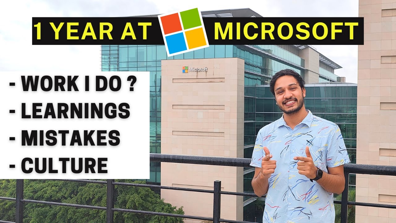 1 Year at @Microsoft as Software Engineer | Microsoft Software Engineer ...