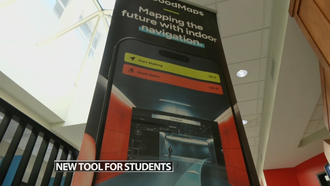 JCTC using new map system to help students not get lost - YouTube